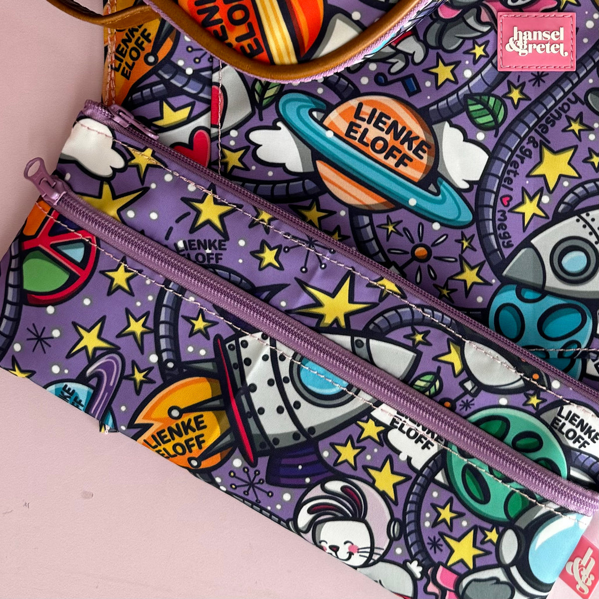 H&G Double Long Pencil Case - Girls – Hansel and Gretel