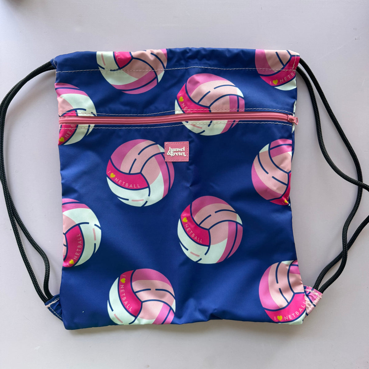 Netball Drawstring bag – Hansel and Gretel